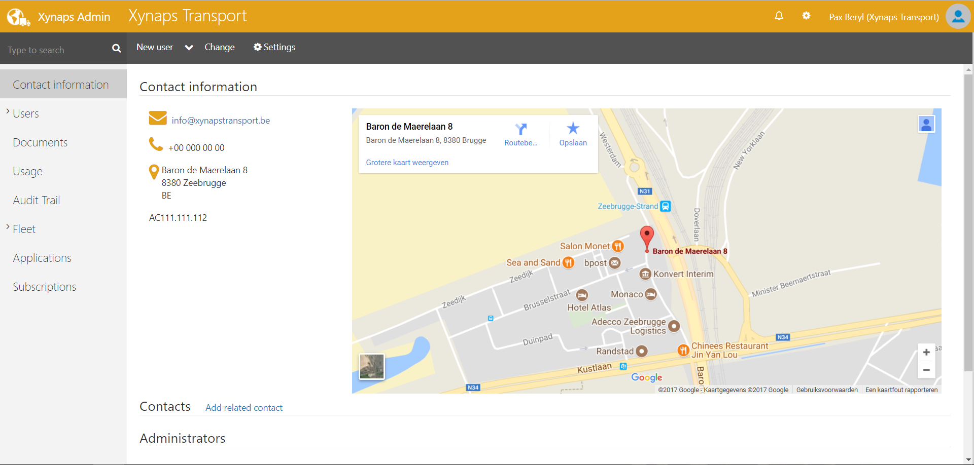 Administrator guide | eWastra Documentation