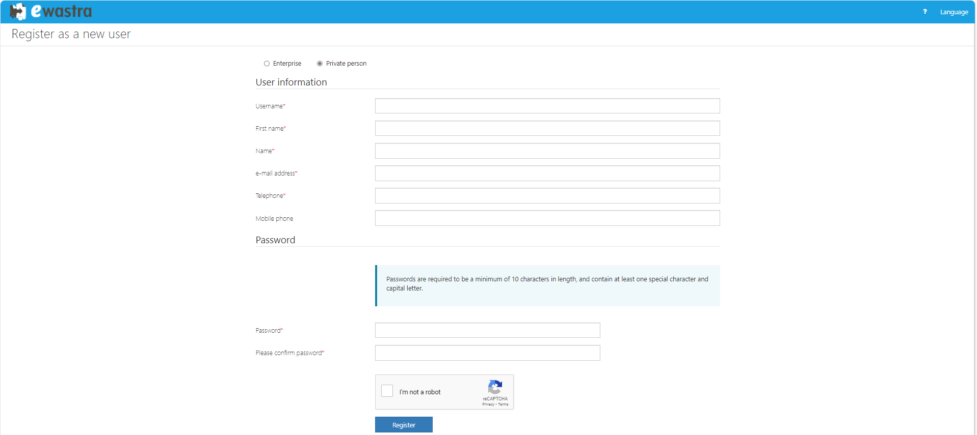 Getting Started | eWastra Documentation